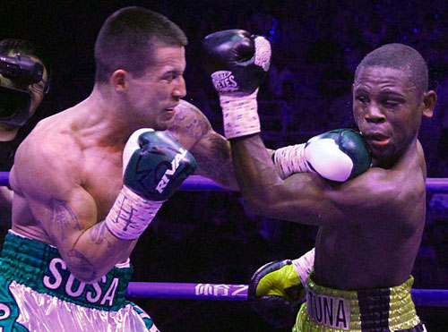 PHILLY BOXING HISTORY - June 24, 2016 - Sosa Wins WBA Title with Upset TKO